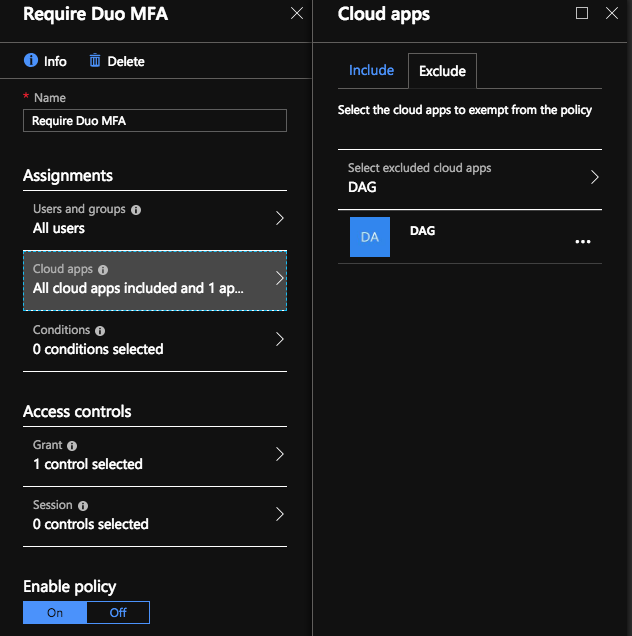 Why might I get the DAG error "Oops! Something went wrong" when using Azure Active Directory as ...