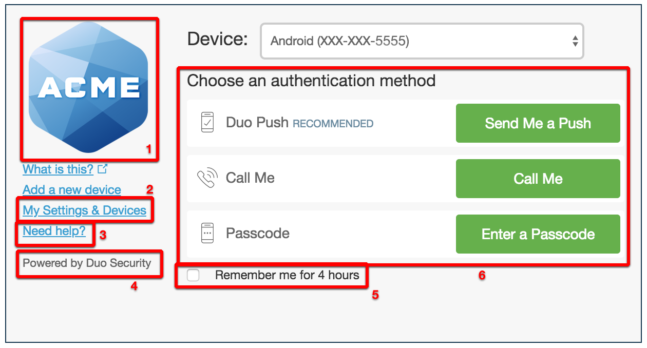 What can be customized within the Duo Prompt for web-based Duo ...