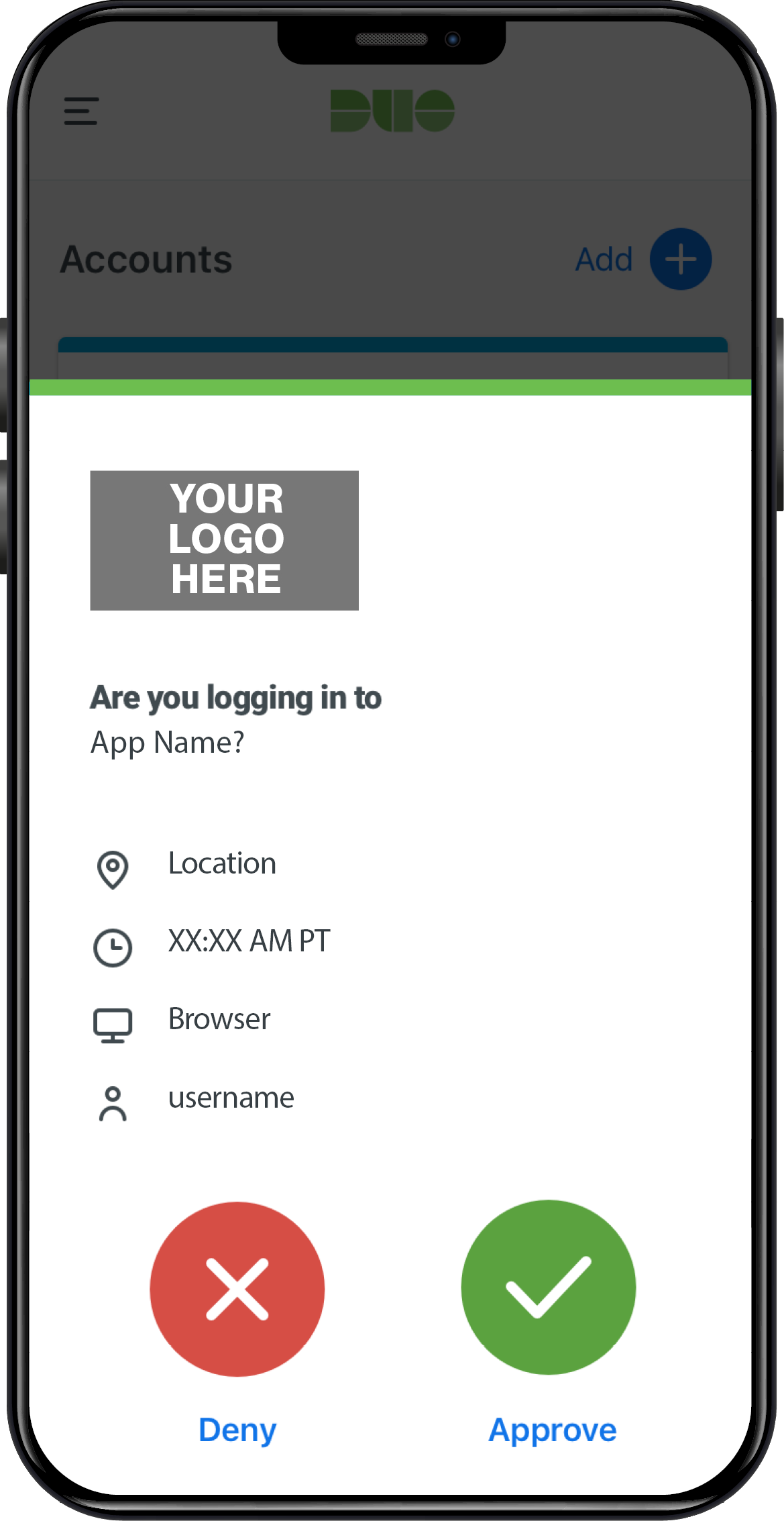 Duo Mobile and Duo Prompt templates