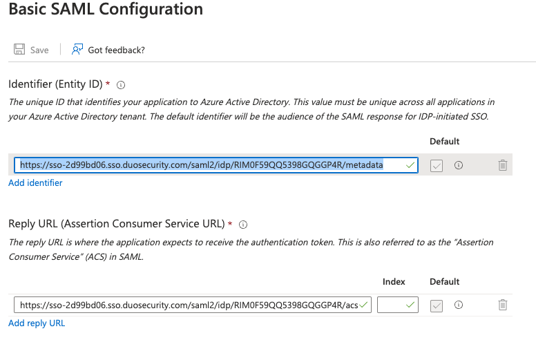 How do I resolve the error "400 Bad Request" after completing Duo Single Sign-On 2FA to log in ...