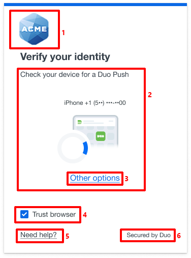What can be customized within the traditional Duo Prompt and Universal ...