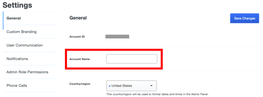 How do I change the name of my Duo account?