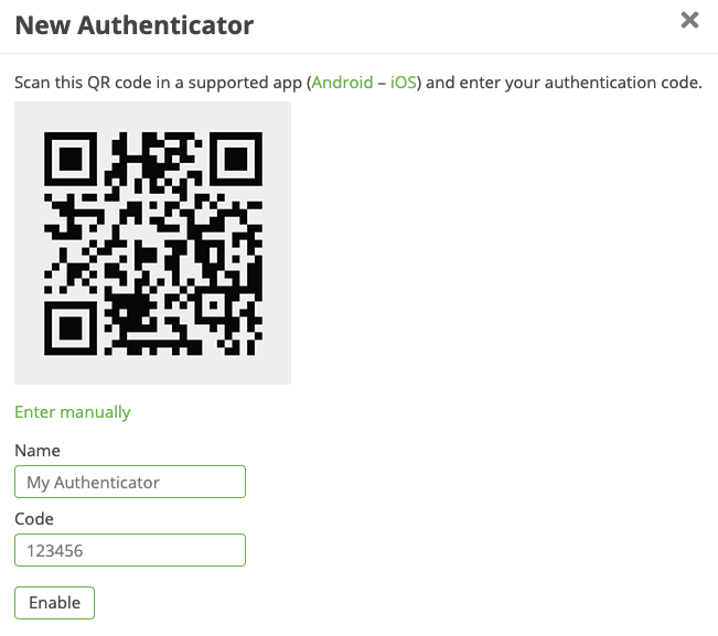 How do I enable two-factor authentication (2FA) on the Duo Community?