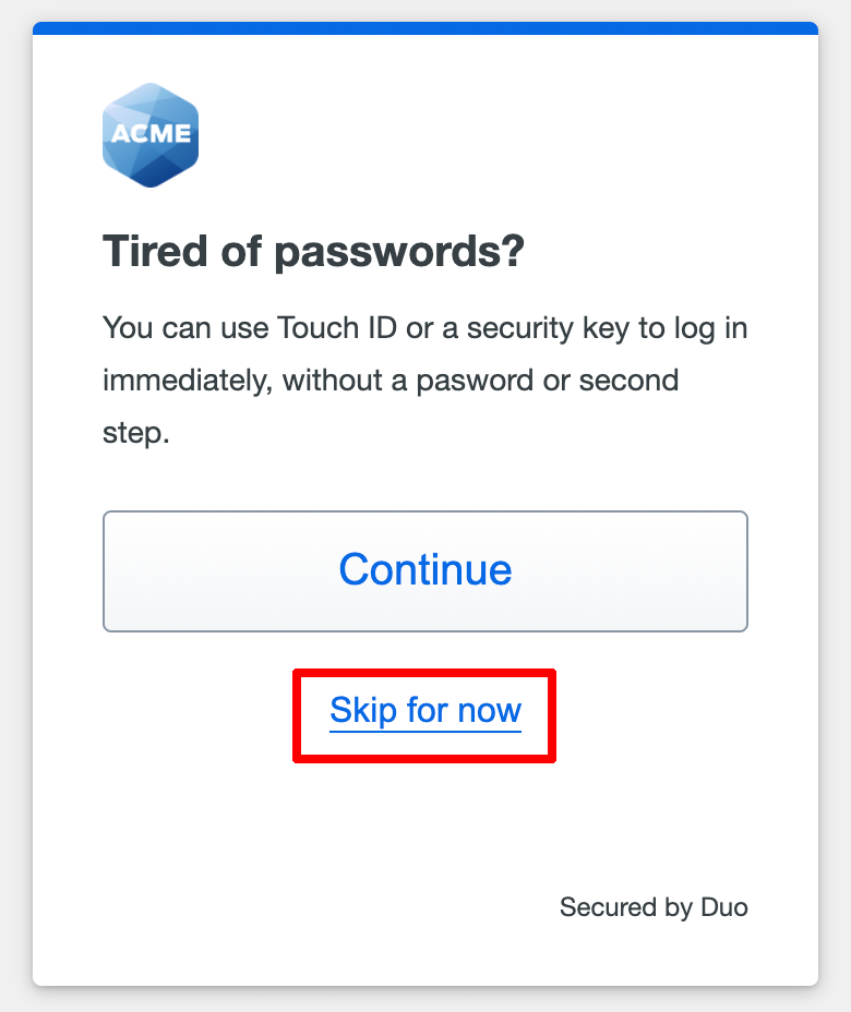 Why am I being prompted to register a platform authenticator with Duo ...