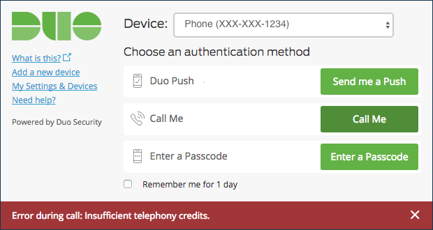 What happens if I attempt to authenticate with phone call or SMS via ...