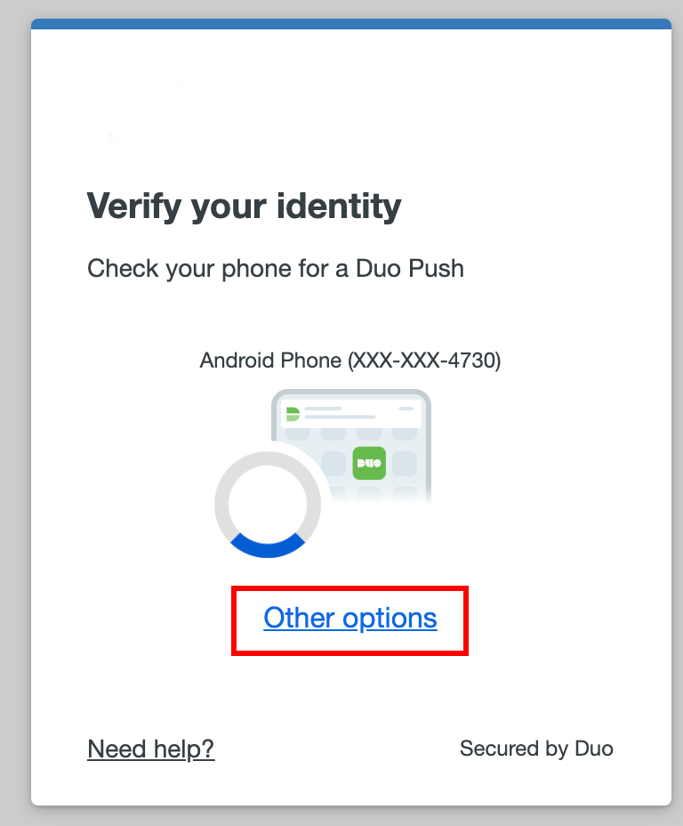 Why is there no SMS option in the traditional Duo Prompt or Universal ...