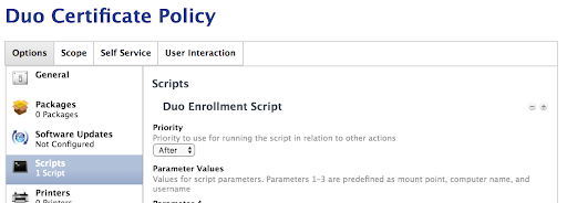 How do I distribute an empty file for the Duo Device Health Application?