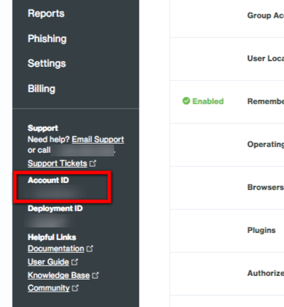 What is my Account ID and where is it located in the Duo Admin Panel?