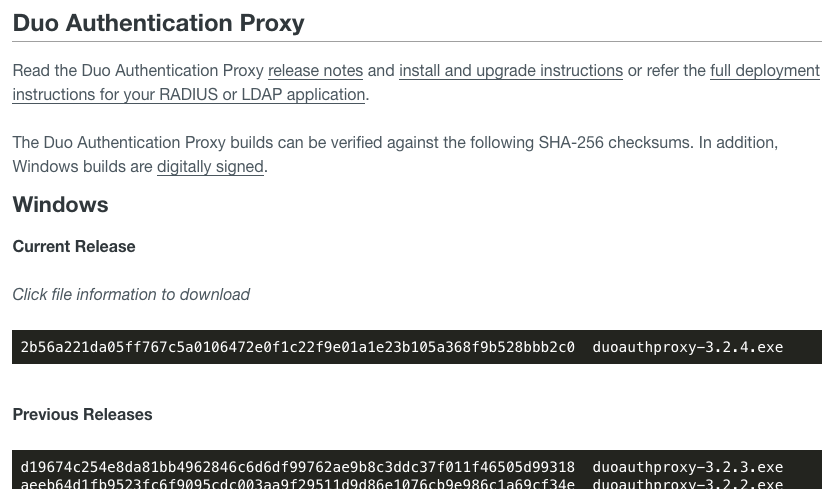 How do I download Duo application software?