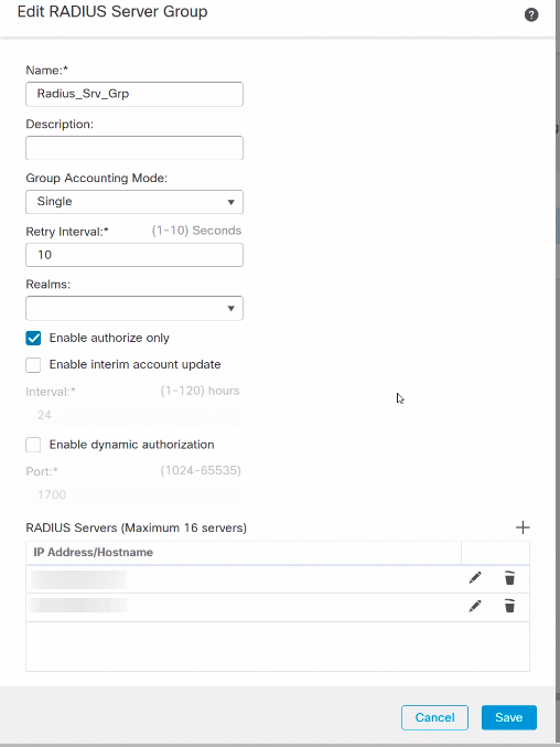 How do I configure RADIUS authorization when Cisco Firepower Uses Duo SSO for authentication?