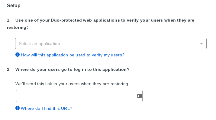 How do I resolve Duo Admin Panel error “This application is in use by ...