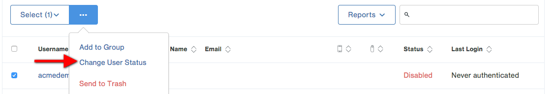 How do I restore a user in Pending Deletion to their previous status?
