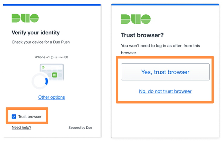 What is the difference between Trusted Endpoints and Remembered Devices?